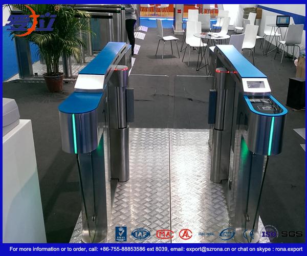 Industrial Swinging Speedgate Turnstile Access Control For Public Areas