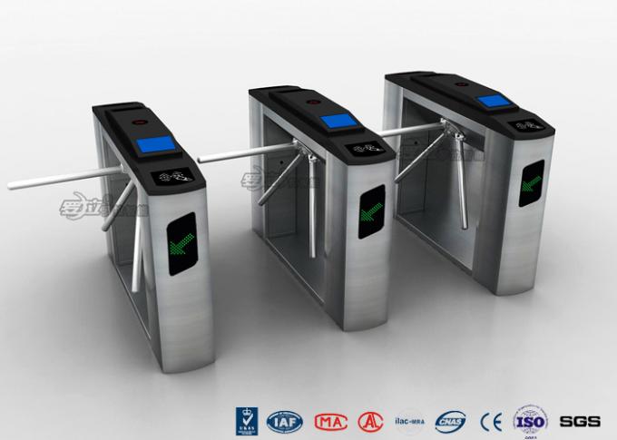 Entry Systems Access Control Turnstiles with Led Display , Road Barcode ...
