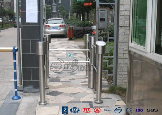 Semi - Automatic Swing Barrier Gate Card Readers for Door Entry Pass System