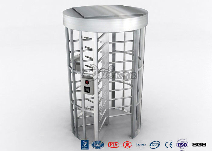 Full Height Turnstile RFID Card Reader Fingerprint Stainless Steel ...