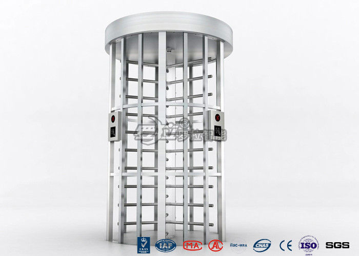 Full Height Turnstile RFID Card Reader Fingerprint Stainless Steel ...