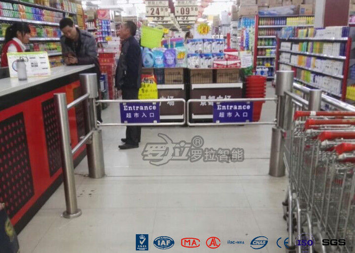 Semi - Automatic Swing Barrier Gate Card Readers for Door Entry Pass System