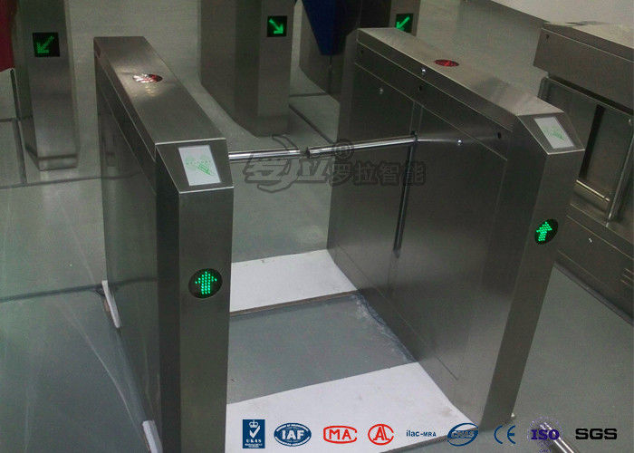 Drop Arm Turnstile 13.56Mh RFID Durable Security Pedestrian Barrier ...
