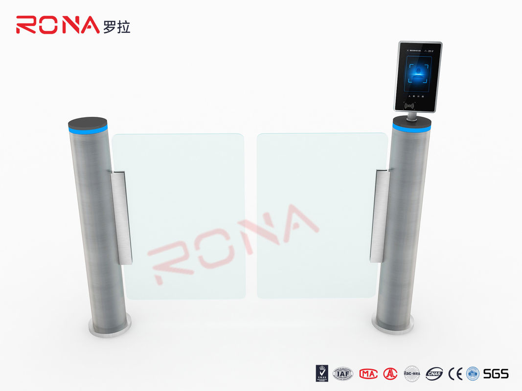 304 Stainless Steel Speed Gate Turnstile Supermarket Entrance With ...