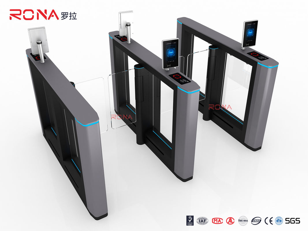 Baking Varnish Aluminum Access Control Speed Gate Turnstile DC Servo ...