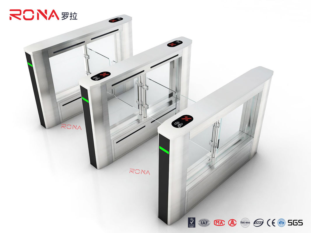 TCP / IP Security Electro Lock Door Swing Pedestrian Barrier Gate ...
