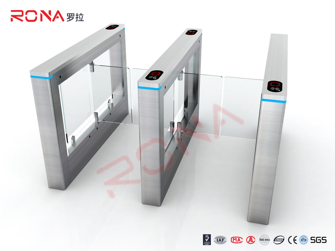 Pedestrian Security Swing Barrier Gate Visitor Entry Access Control For ...