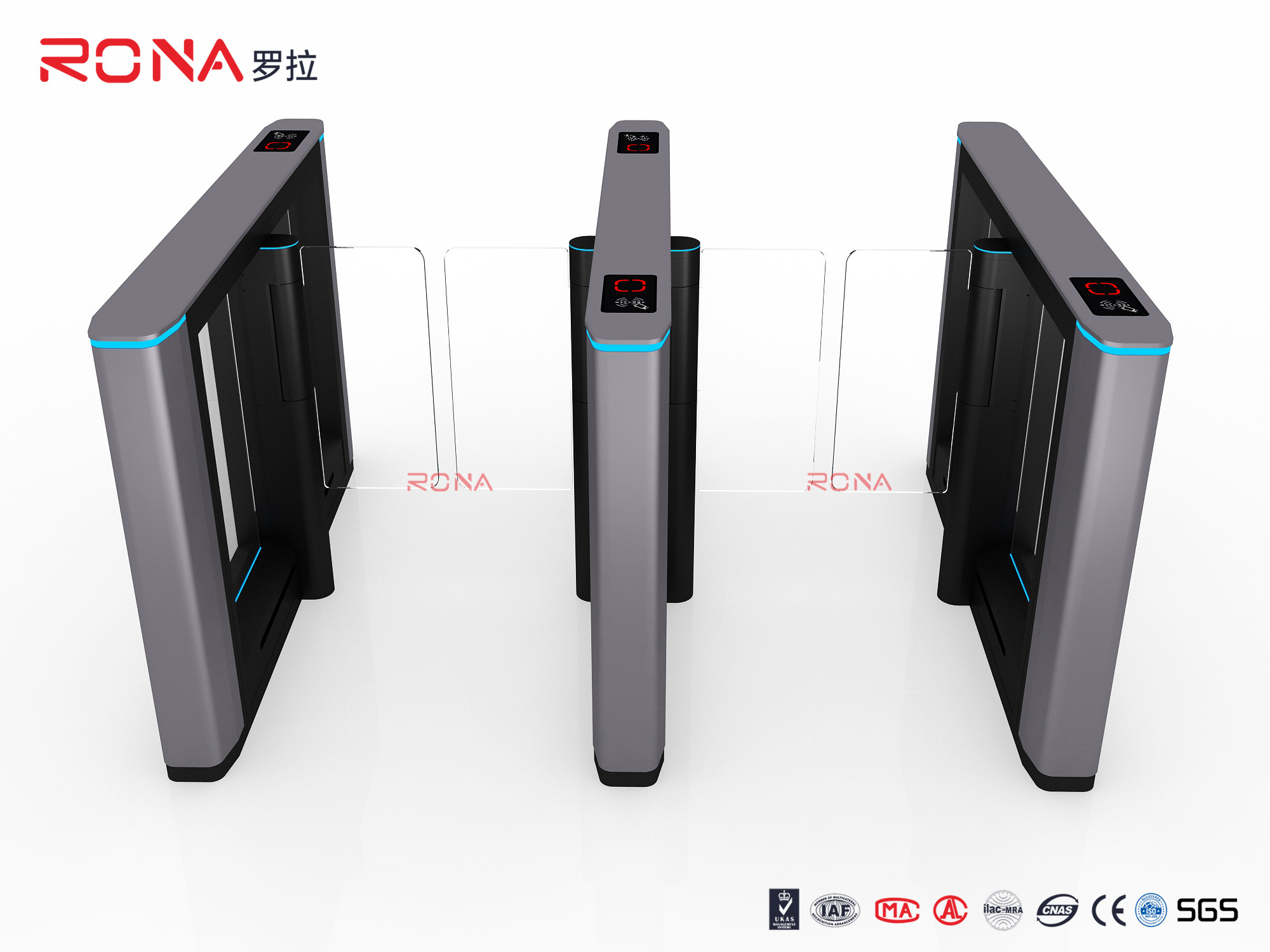 Turnstyle Door Turnstile Access Control System Arm Swing Barrier Gates ...