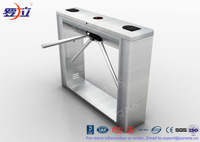 ESD System Tripod Pedestrian Turnstile Gate For One - Direction Flow ...