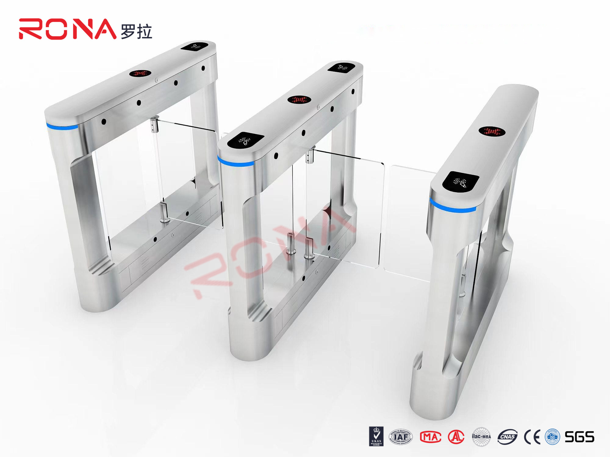 Slim Speed Gate Turnstile
