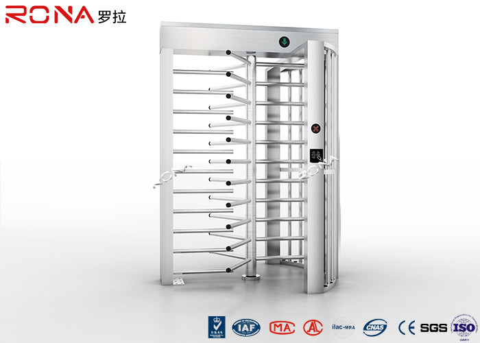High Security Full Height Pedestrian Turnstiles Stainless Steel 30 ...