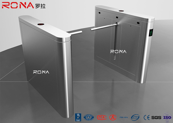 Bidirectional Ir Sensor Drop Arm Turnstile 550mm ~1.2m Passage Width 4 ...