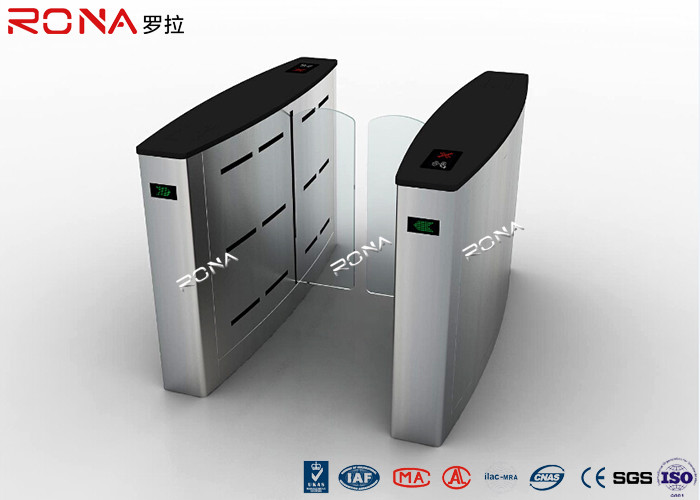 Access Control Office RFID Liding Turnstile Pedestrian Barrier Gate ...